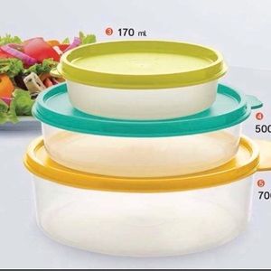 Tupperware | Kitchen | Tupperware Lunch Container Set Of 3 | Poshmark